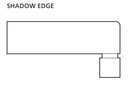 What are the edging options available for Caesarstone surfaces?